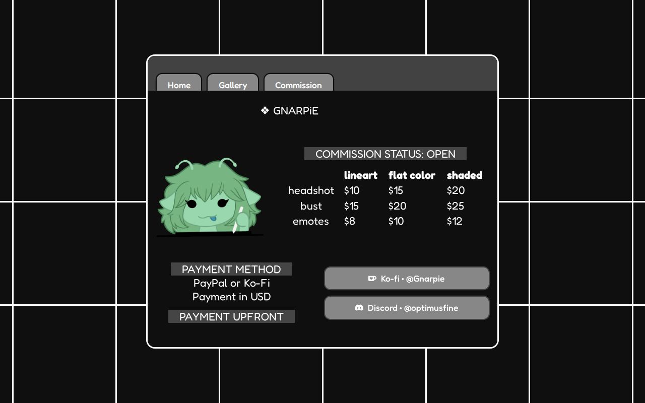 GnarpieCommission